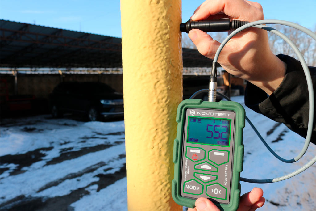 Alat Ukur Ketebalan Lapisan Coating Thickness Gauge NOVOTEST TP-2020