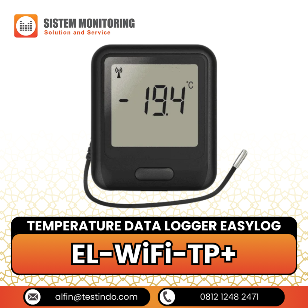 Alat Pencatat Suhu Temperature Data Logger EasyLog | EL-WiFi-TP+