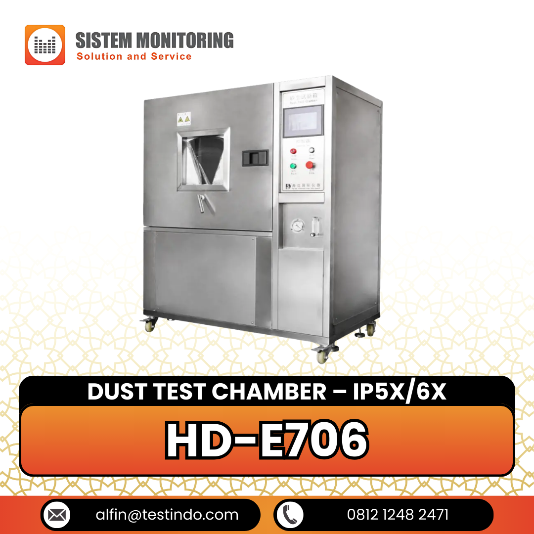 Alat Simulasi Ruang Uji Debu – IP5X/6X ( Dust Test Chamber – IP5X/6X ...