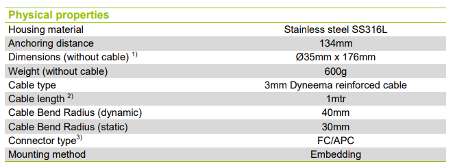 Sensor Regangan Tertanam Embeddable strain sensor ES-01